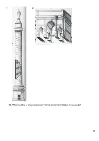 Introduction to Arch List of potential questions | PDF
