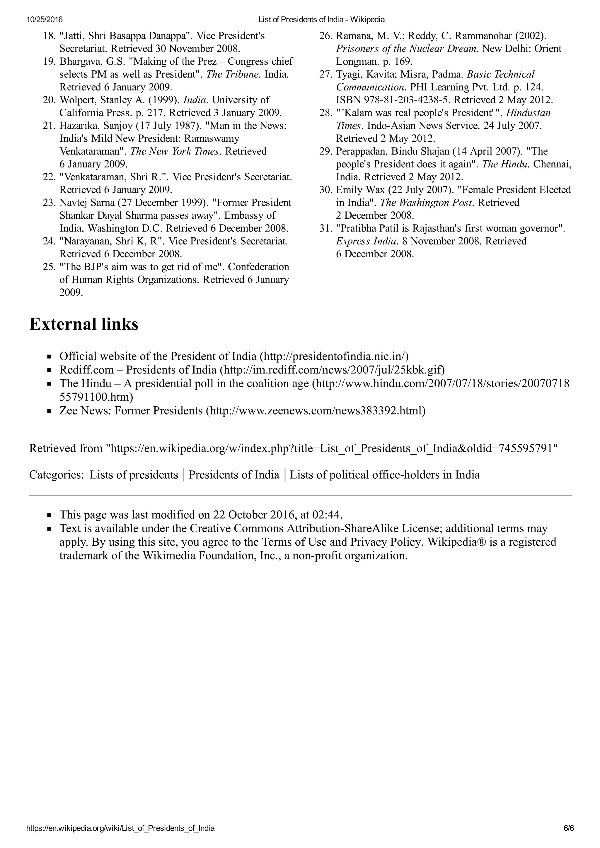 List of presidents of india wikipedia | PDF