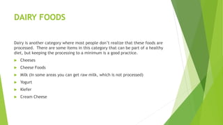 List of processed foods | PPTX