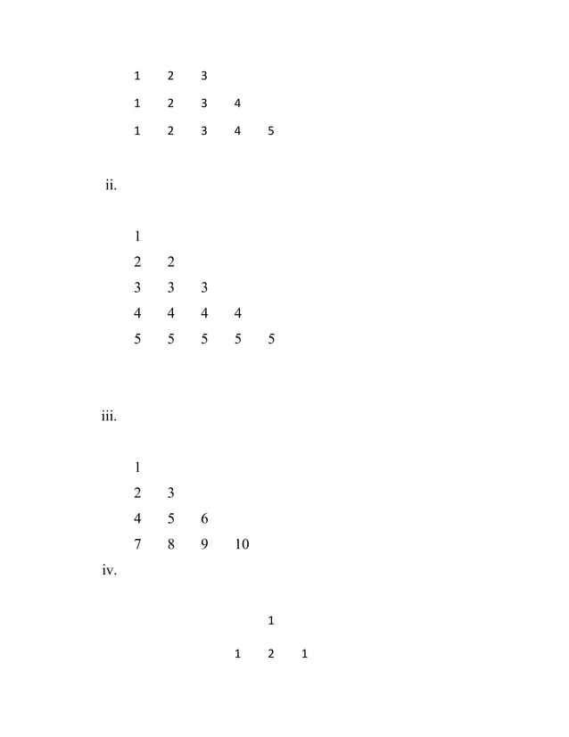 List of programs for practical file | PDF