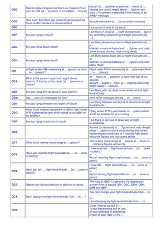 List of q codes | PDF | Air Travel | Travel Type
