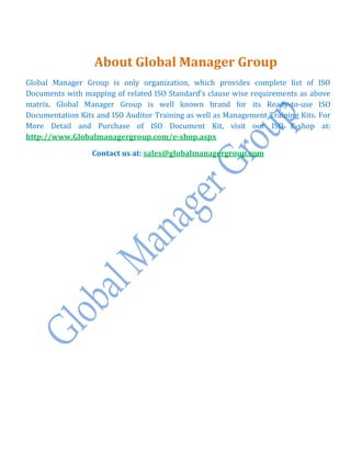 List of required HACCP document | PDF