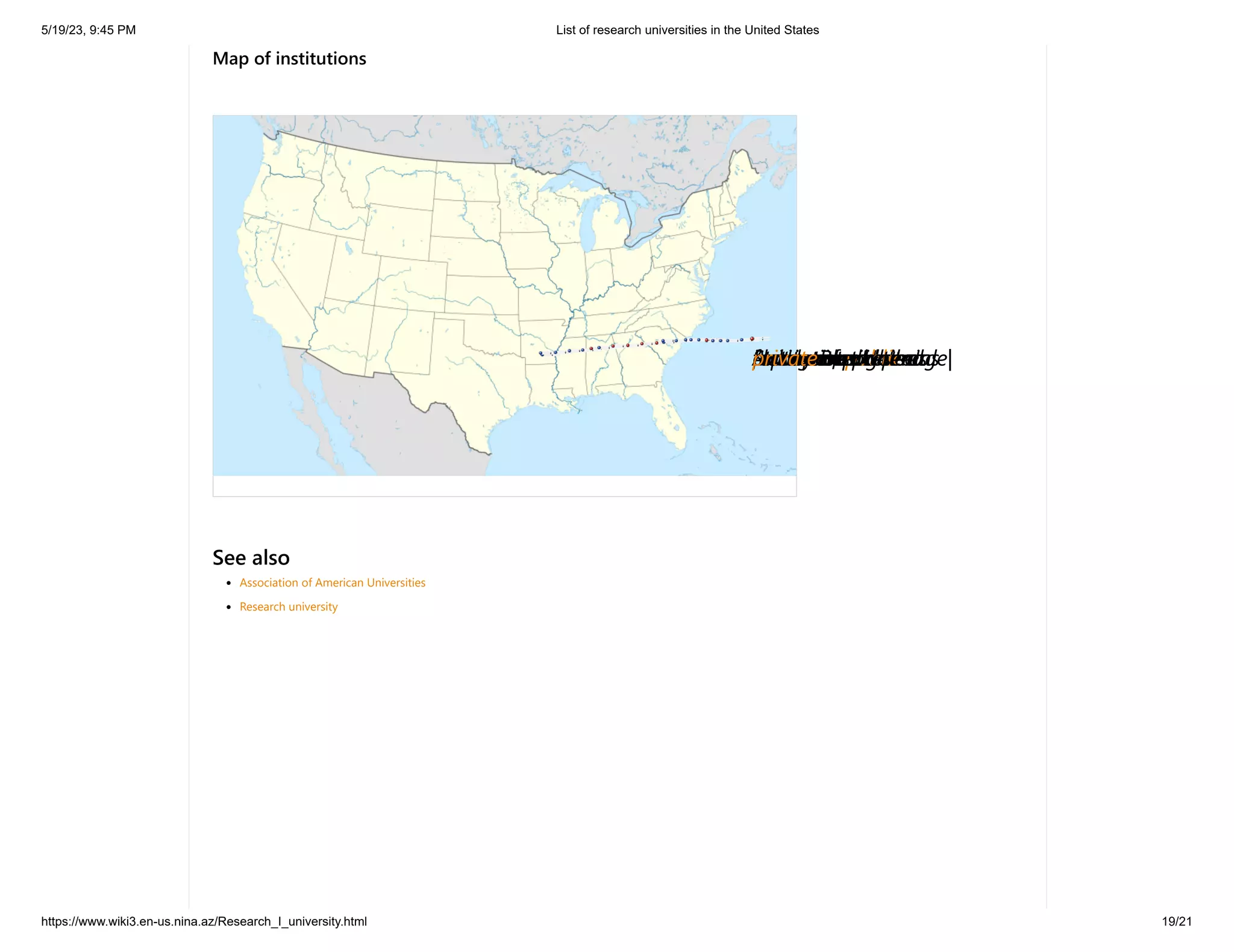 List of research (R1 and R2) universities in the United States.pdf