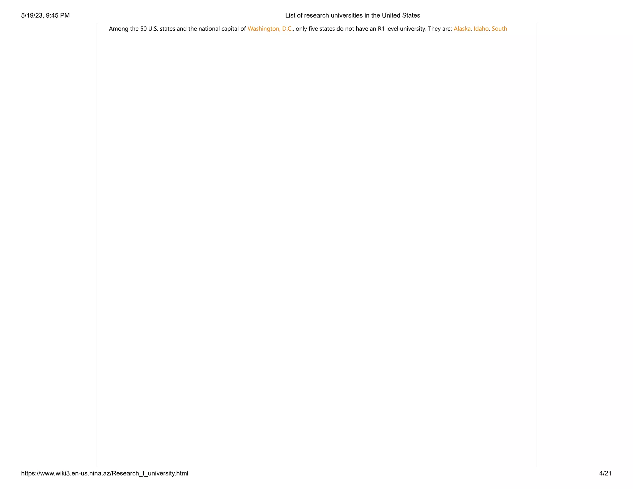List of research (R1 and R2) universities in the United States.pdf