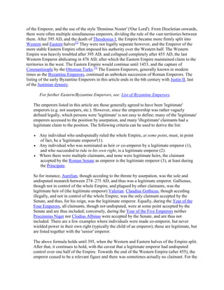 List of roman emperors | PDF