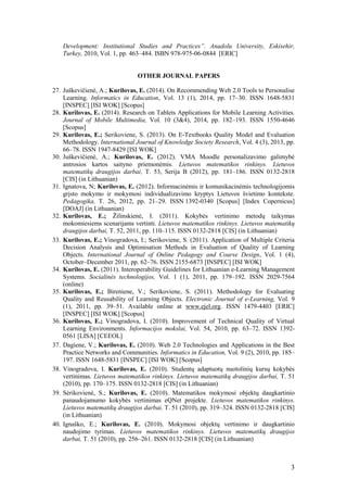 List of scientific publications | PDF