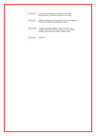 List of slangs | PDF