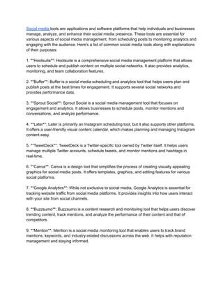 List of Social Media tools.pdf