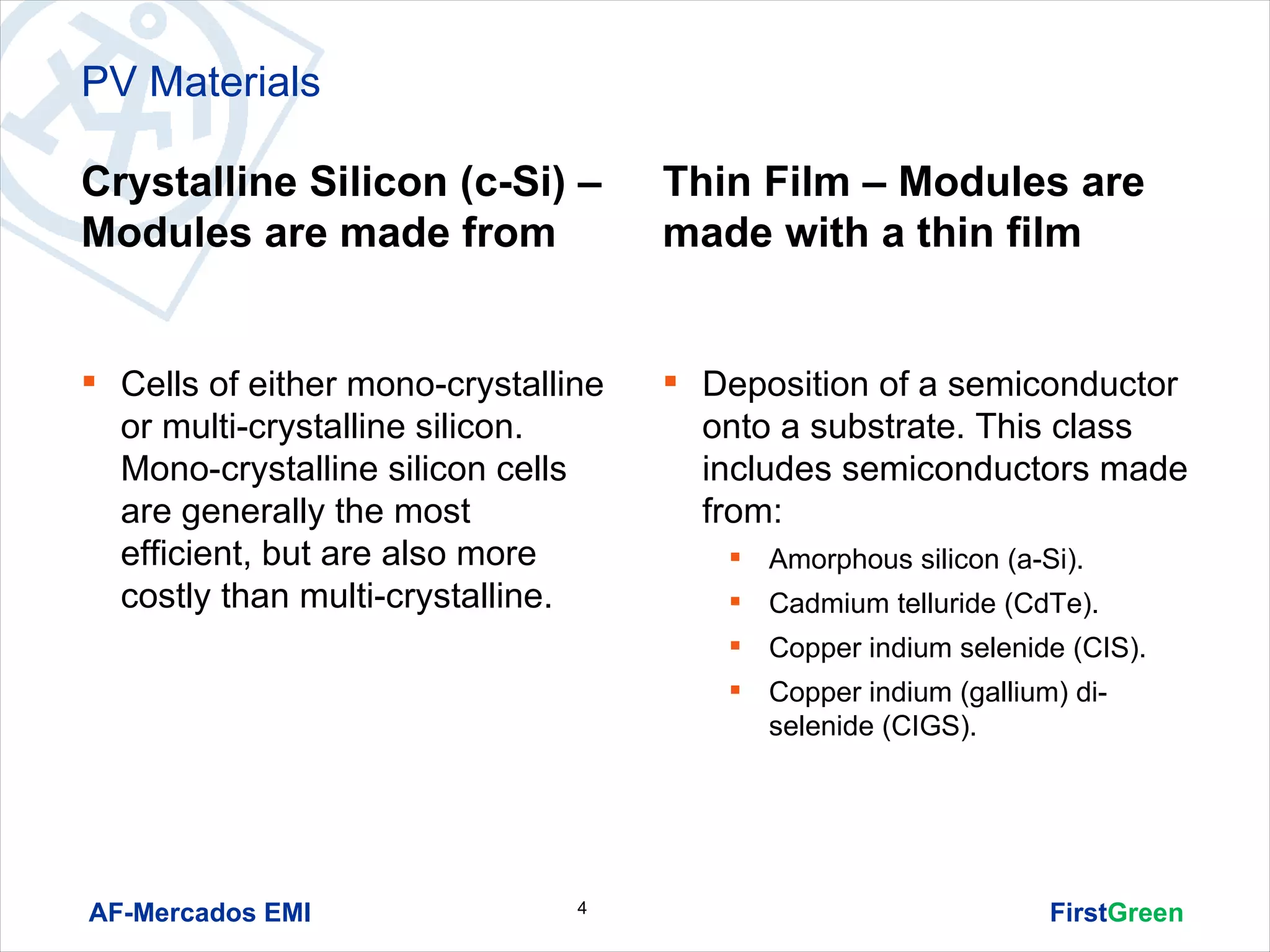 List of solar technologies | PPT