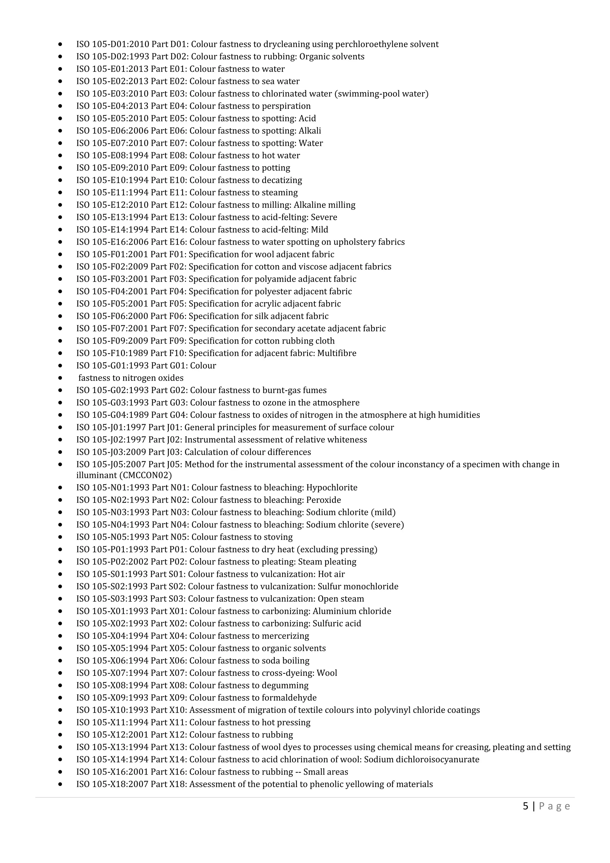 International standards | PDF