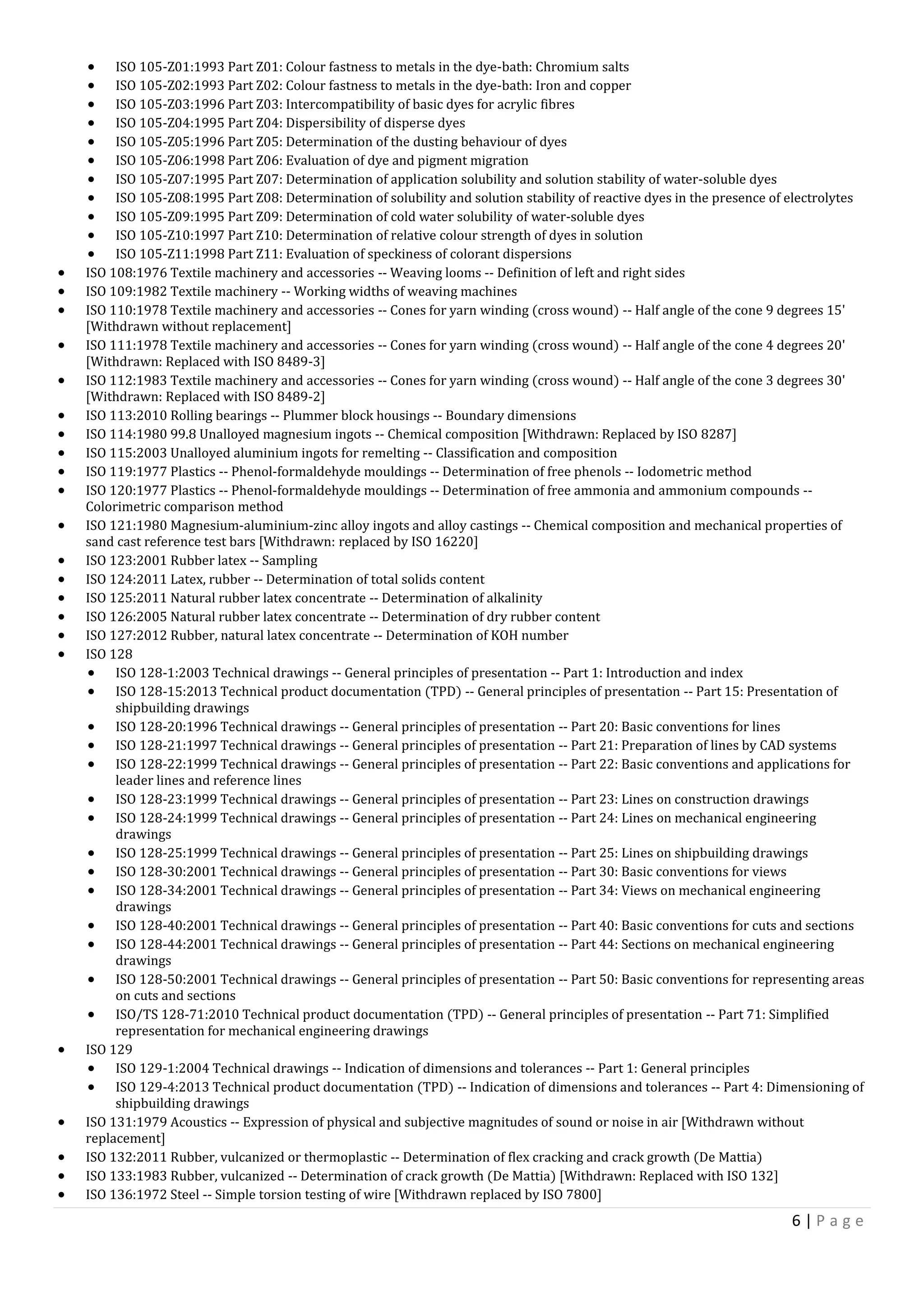 International standards | PDF