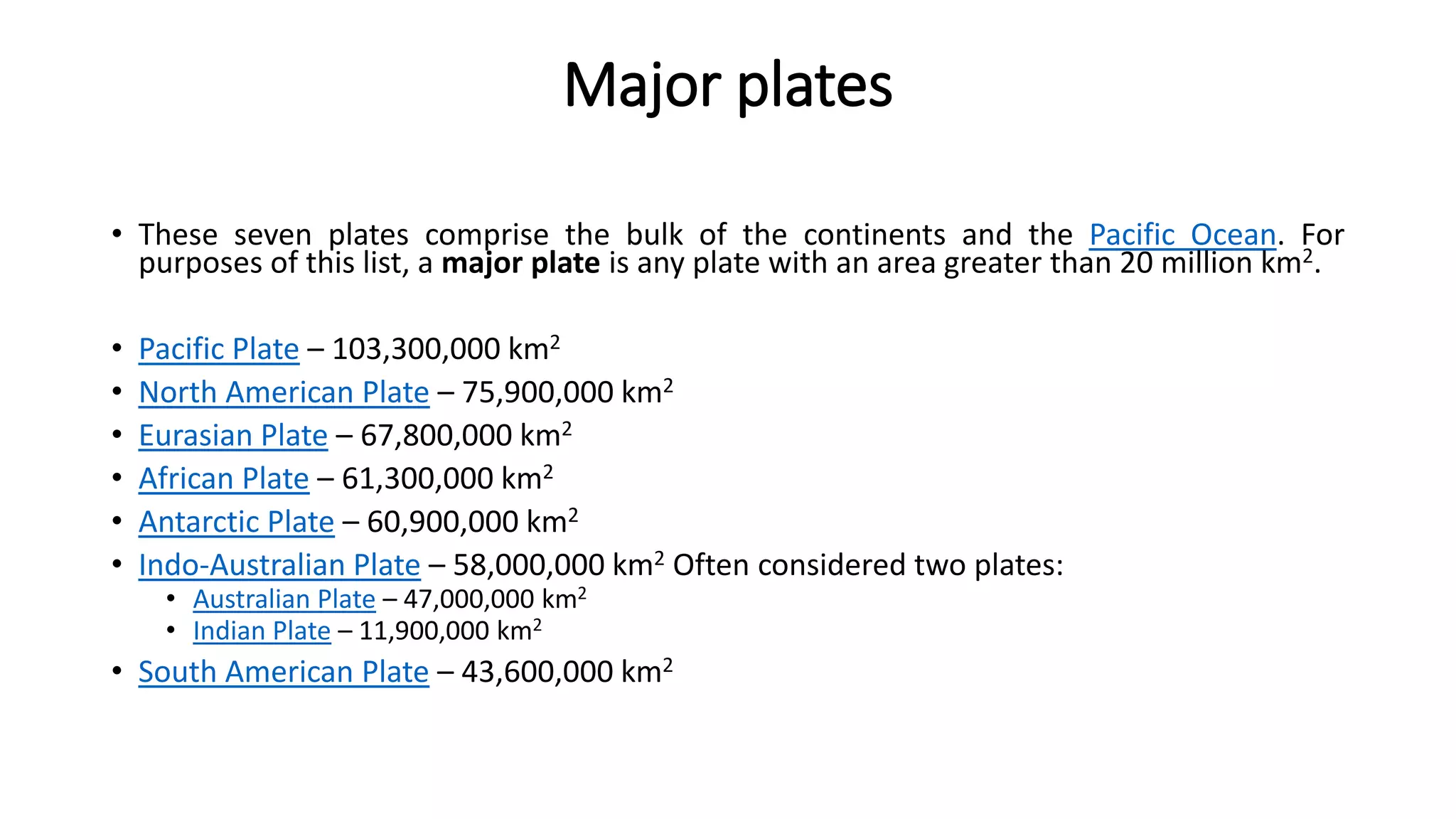 List of tectonic plates | PPTX