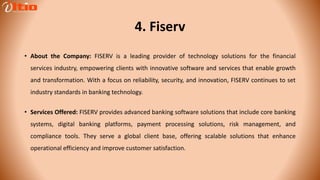 List of Top 10 Banking Software Development Companies | PPT