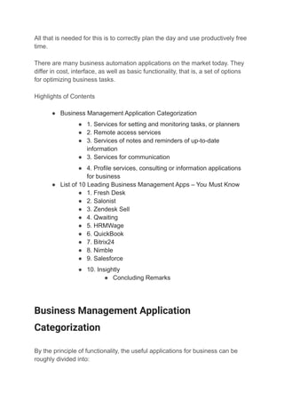 10 Top-Notch Business Management Apps In 2021[Exclusive] | PDF ...