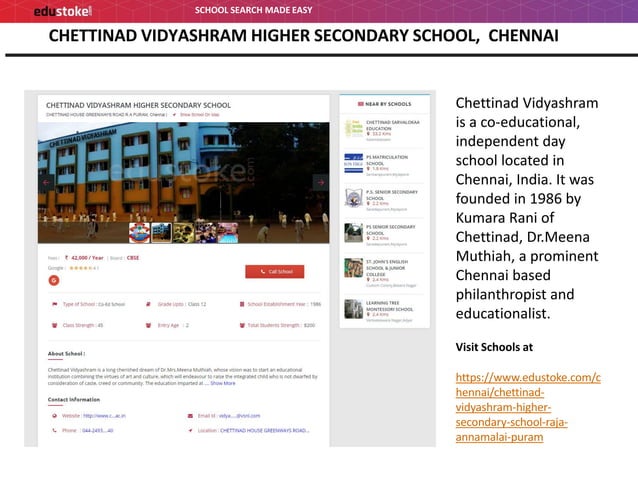 List of top 10 schools in chennai | PDF | Education industry | Industries