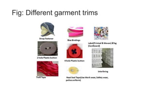 List of trims and accessories used in garment | PPTX