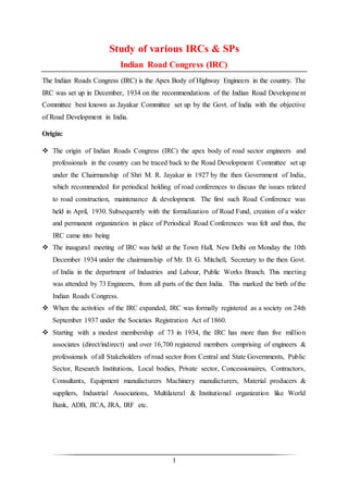 List of various_IRCs_&_sps | DOCX