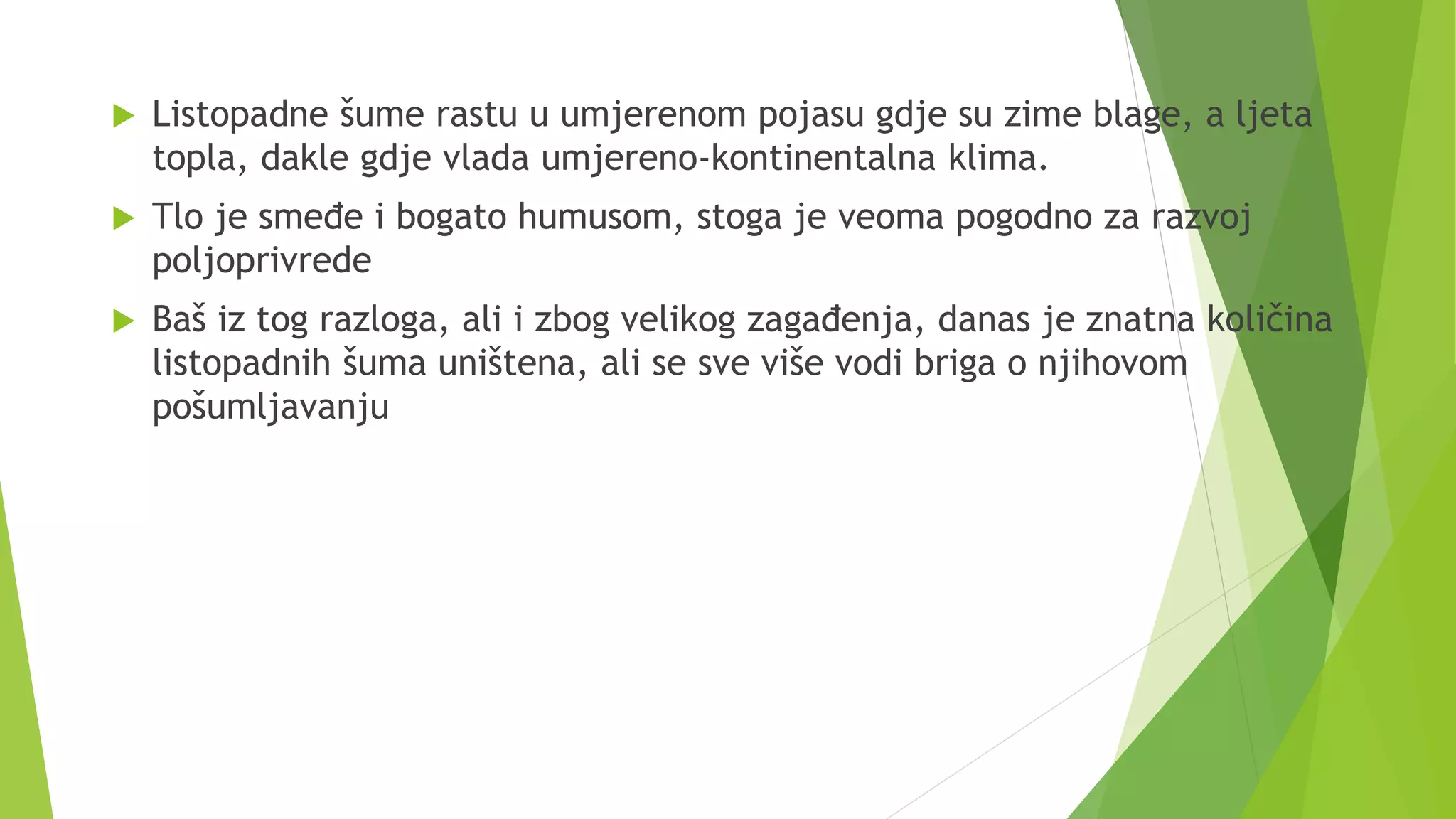 Listopadne šume | PPTX