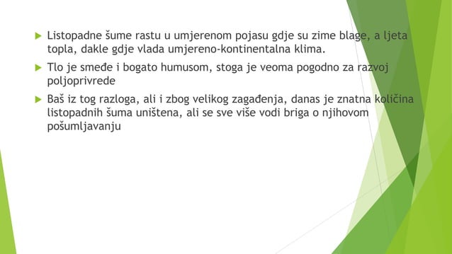 Listopadne šume | PPTX