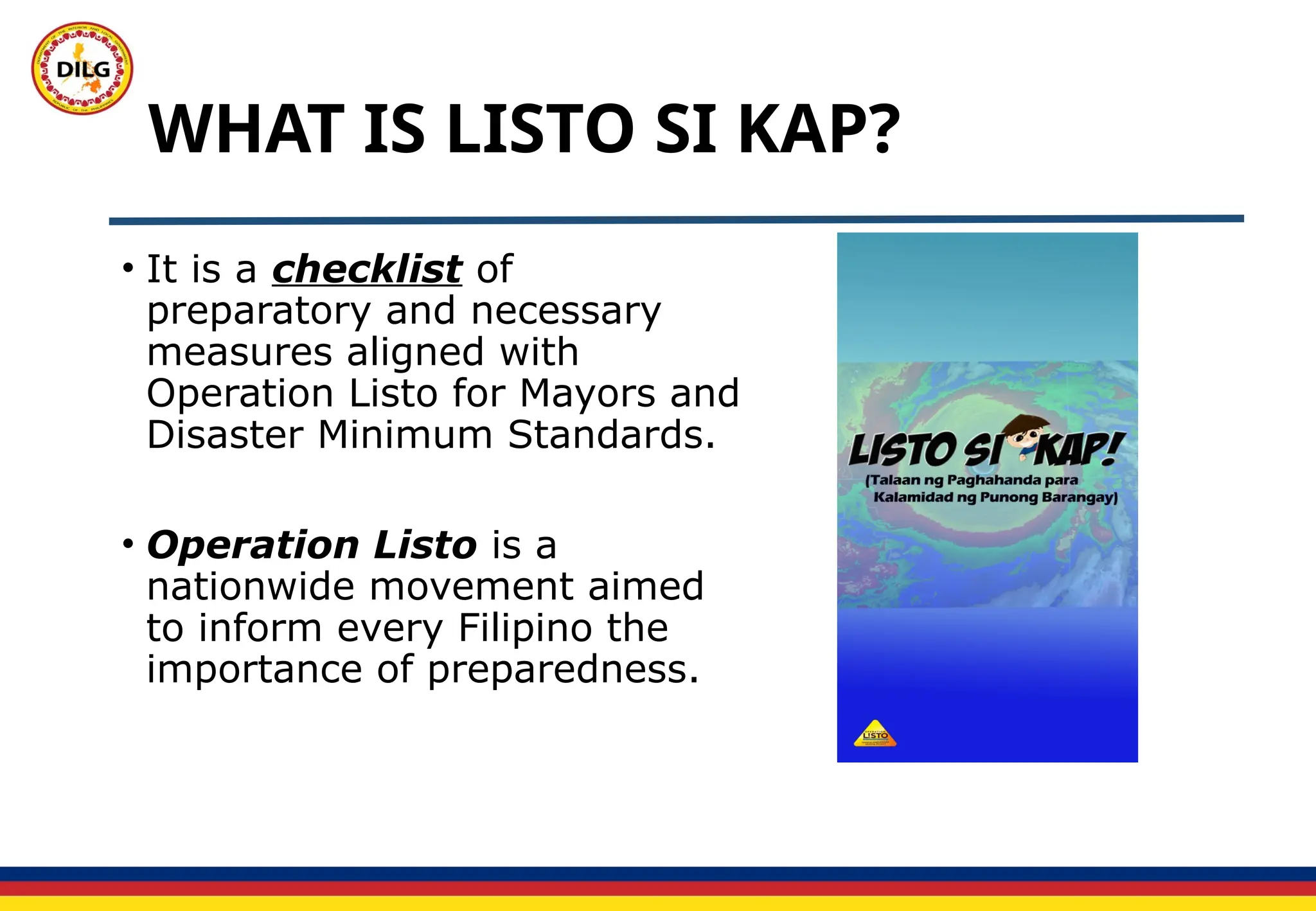 Presentation for Operation Listo si Kap! | PPTX