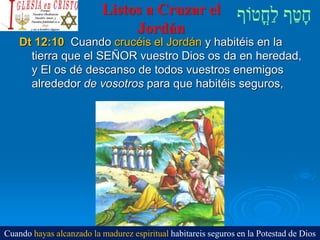 Listos para cruzar el jordan | PPTX