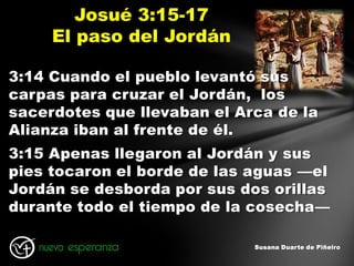 LISTOS PARA EL CRUCE - La Palabra de Dios y el Río Jordán | PPTX