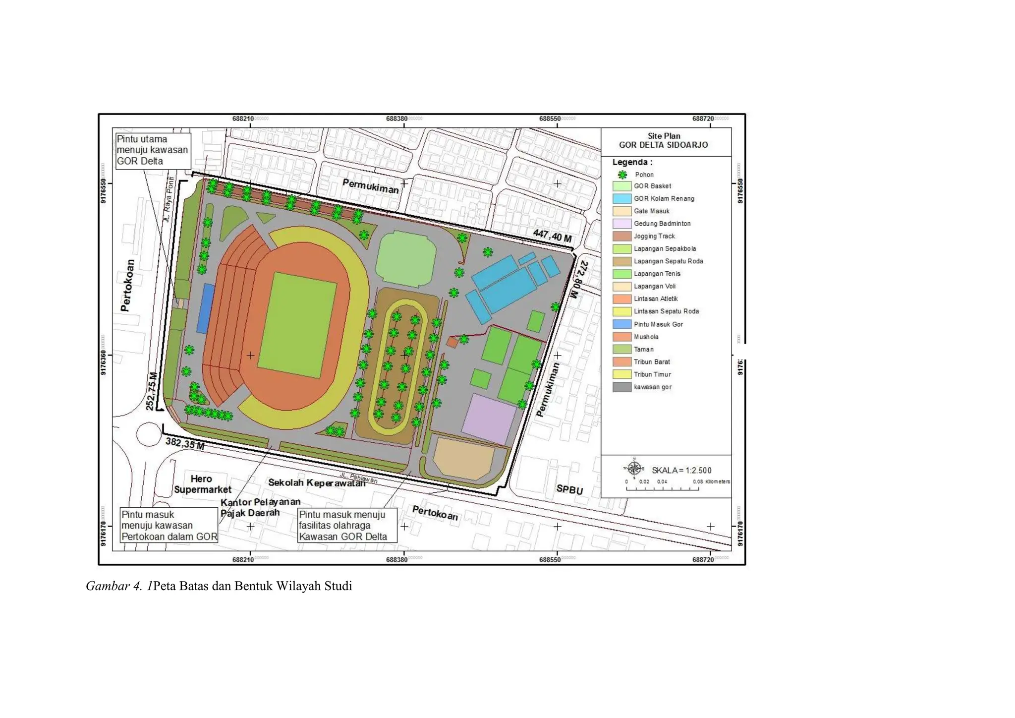 PETA ANALISIS PERENCANAAN TAPAK GOR DELTA SIDOARJO.docx
