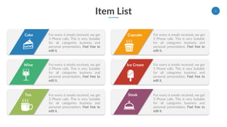 List powerpoint template | PPT