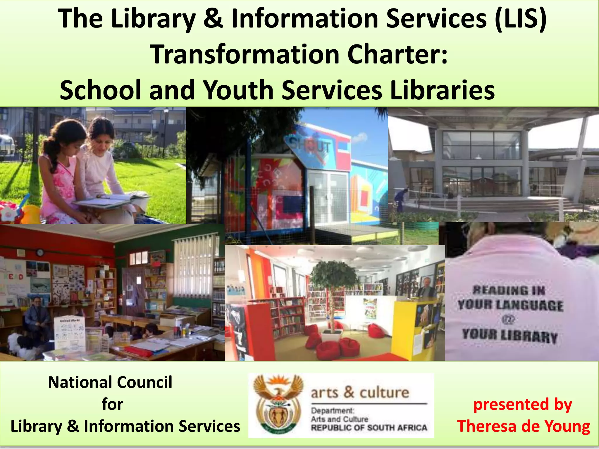 An overview of the SA Library and Information Services (LIS ...