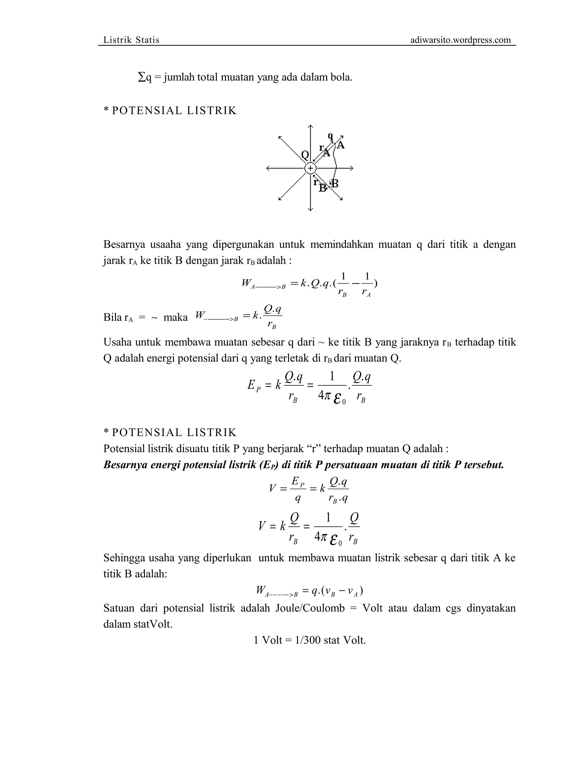 Listrik statis | PDF