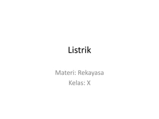 Listrik ac dan dc | PPTX