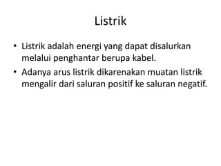 Listrik ac dan dc | PPTX