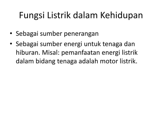 Listrik ac dan dc | PPTX