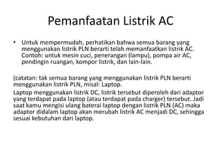 Listrik ac dan dc | PPTX