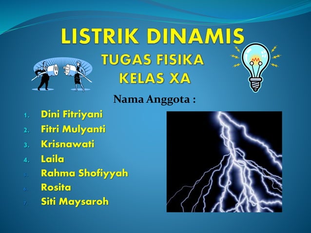 Listrik dinamis | PPTX