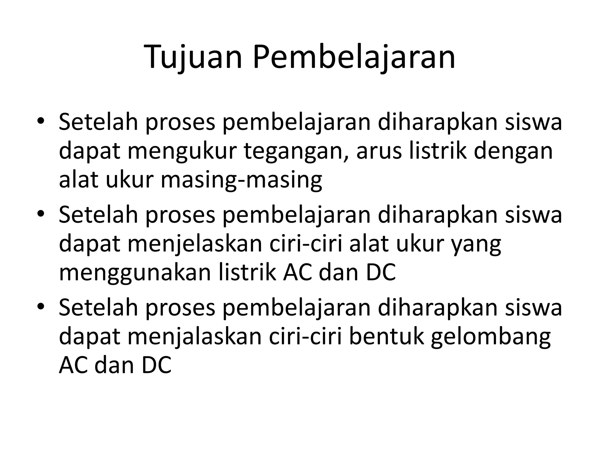 Listrik dinamis (listrik ac & dc) | PPTX
