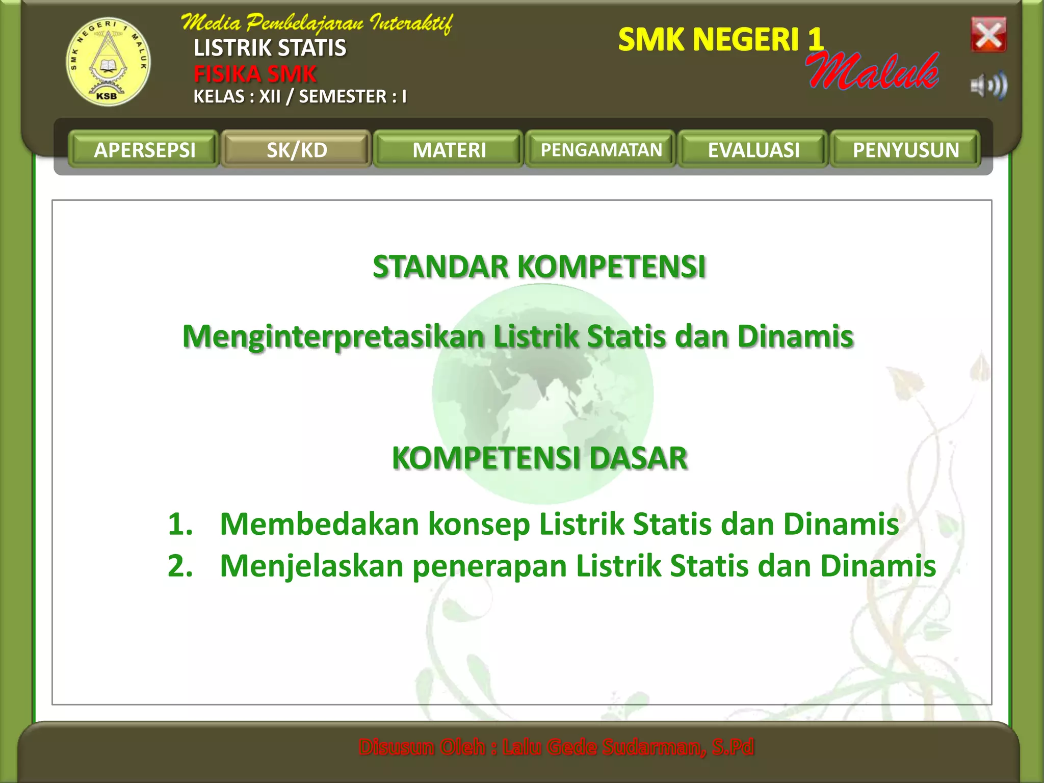 Modul Listrik statis | PPSX