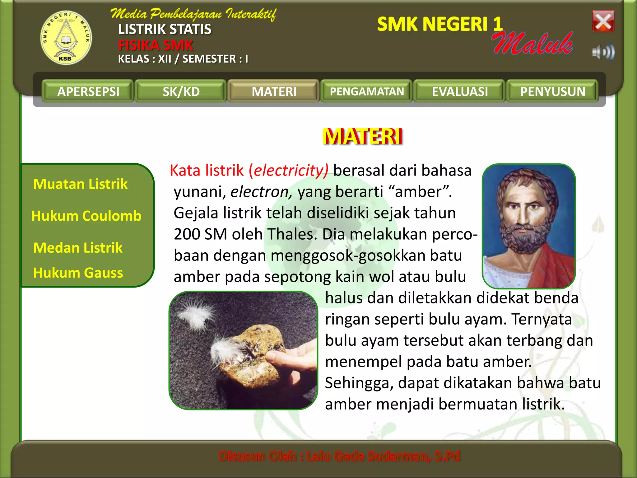 Modul Listrik statis | PPSX