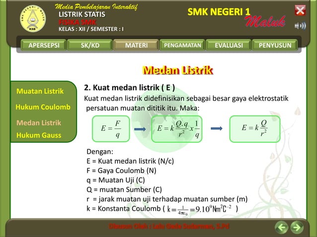 Modul Listrik statis | PPT