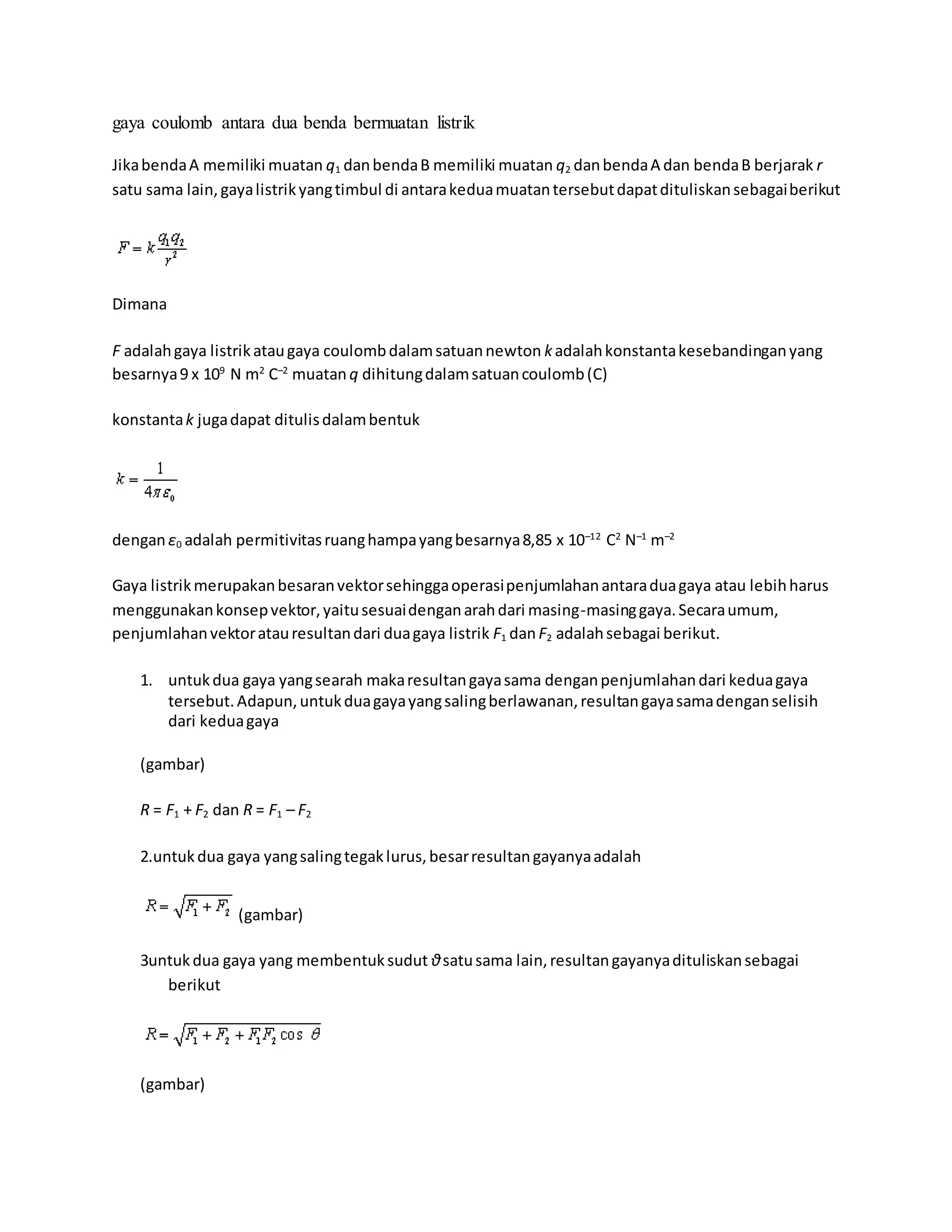 Listrik statis | DOCX