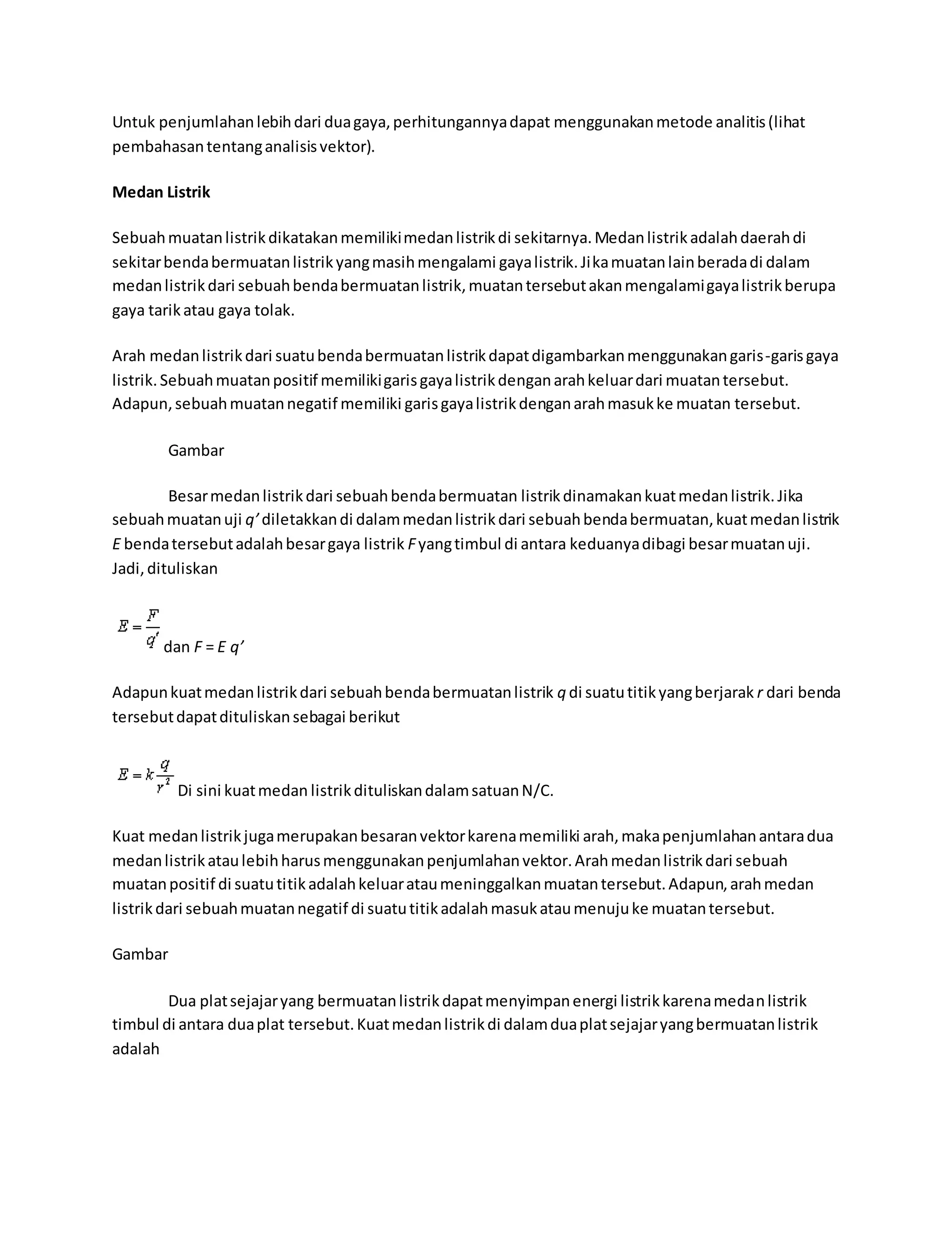 Listrik statis | DOCX