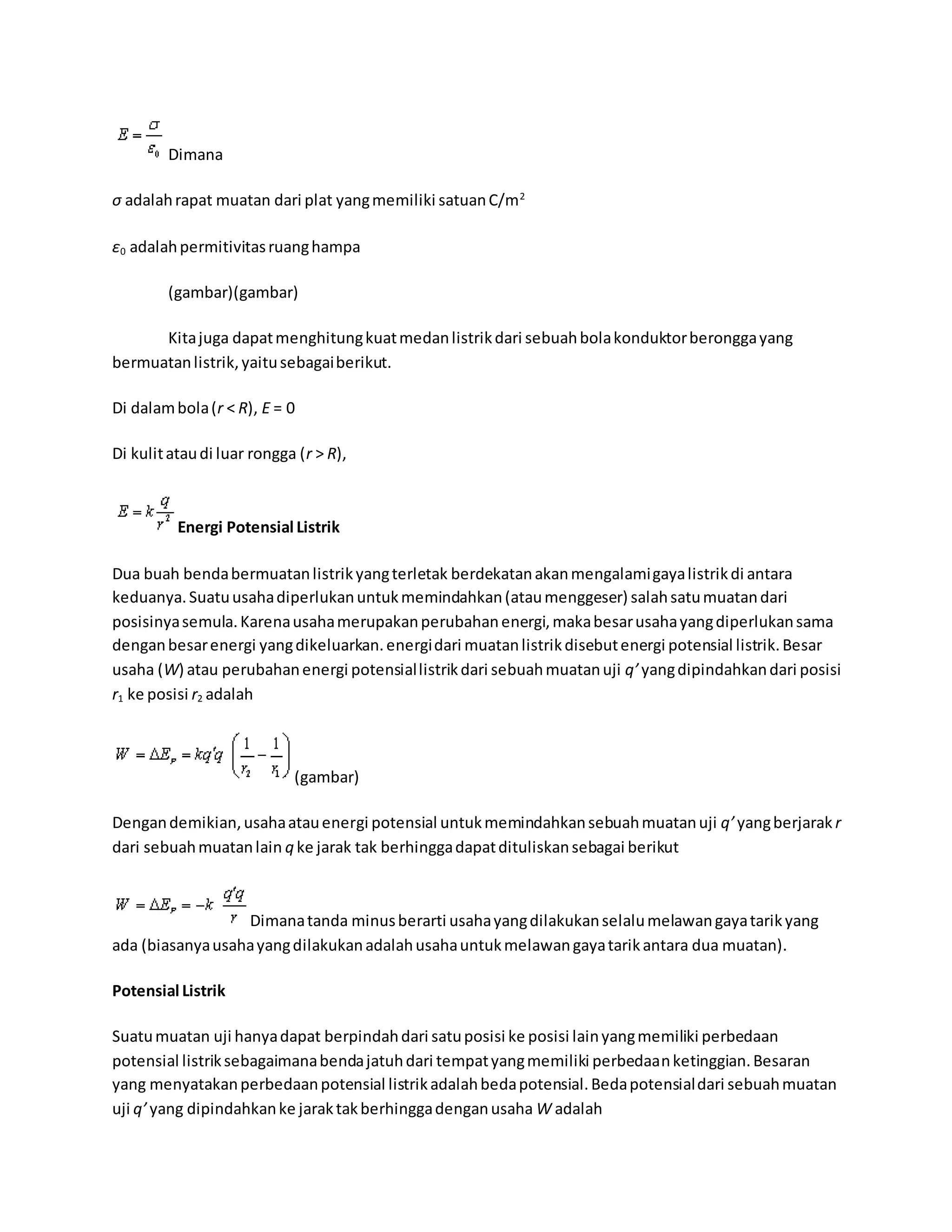 Listrik statis | DOCX