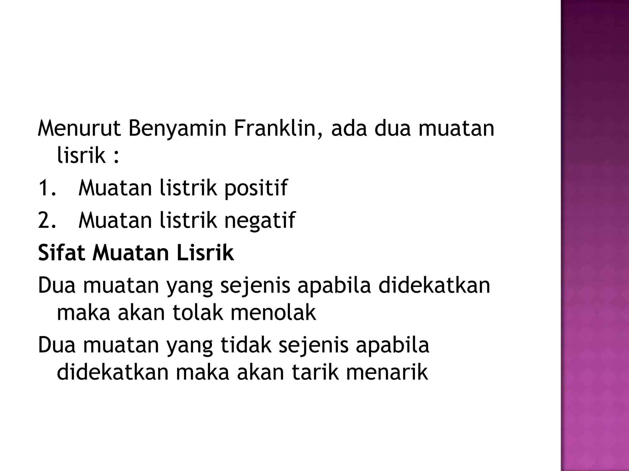 ppt Listrik statis | PDF