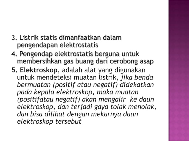 ppt Listrik statis | PDF
