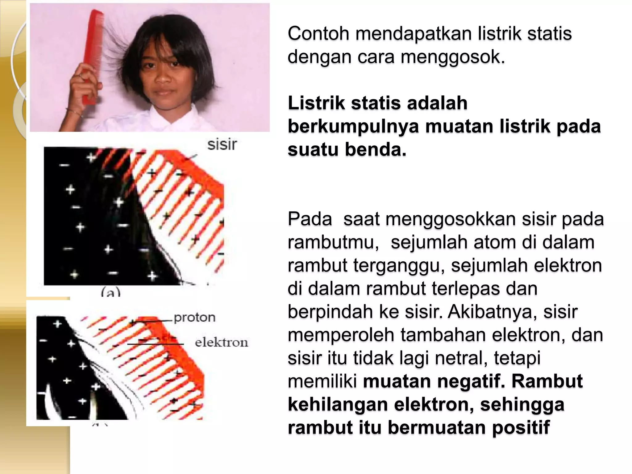 listrik statis kelas 9 | PPTX