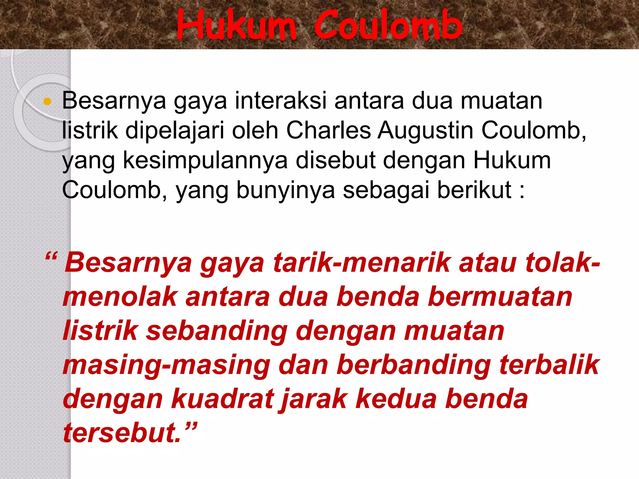 listrik statis kelas 9 | PPTX