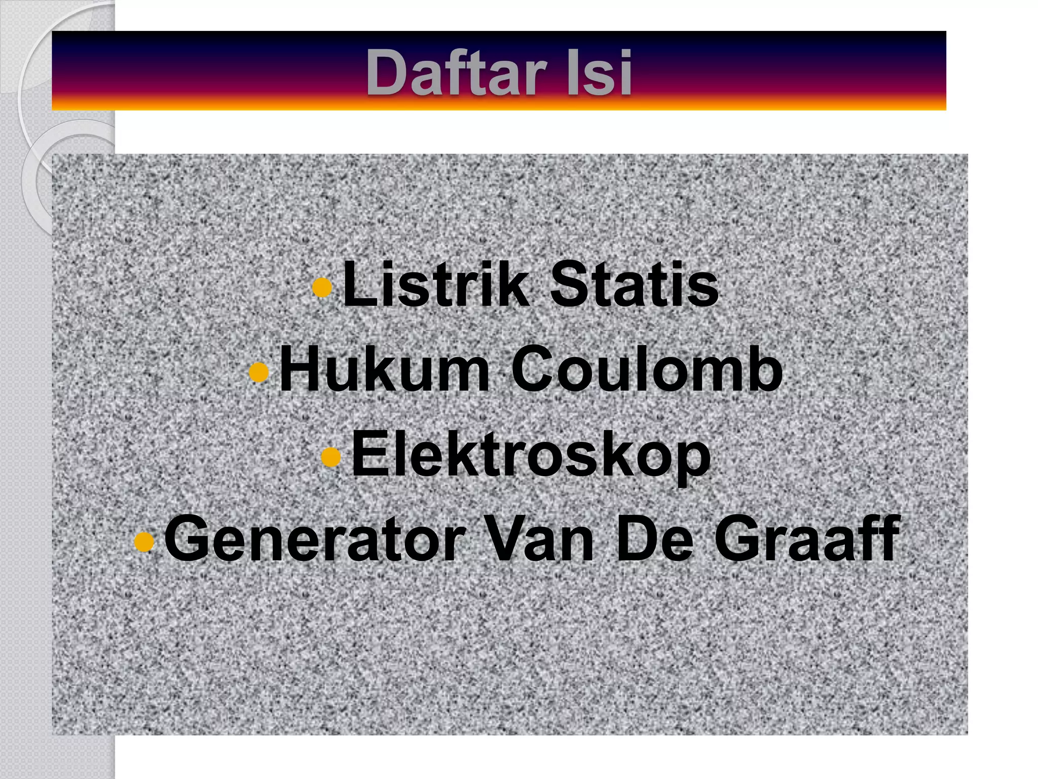 listrik statis kelas 9 | PPTX