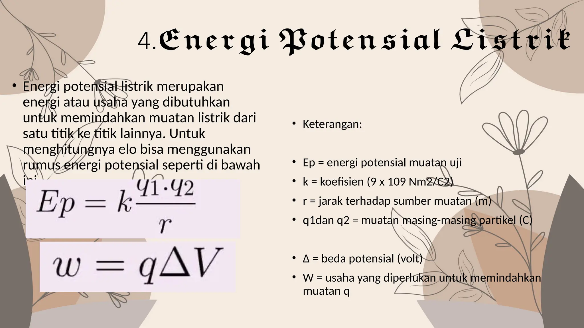 Penjelasan materi tentang listrik statis | PPTX