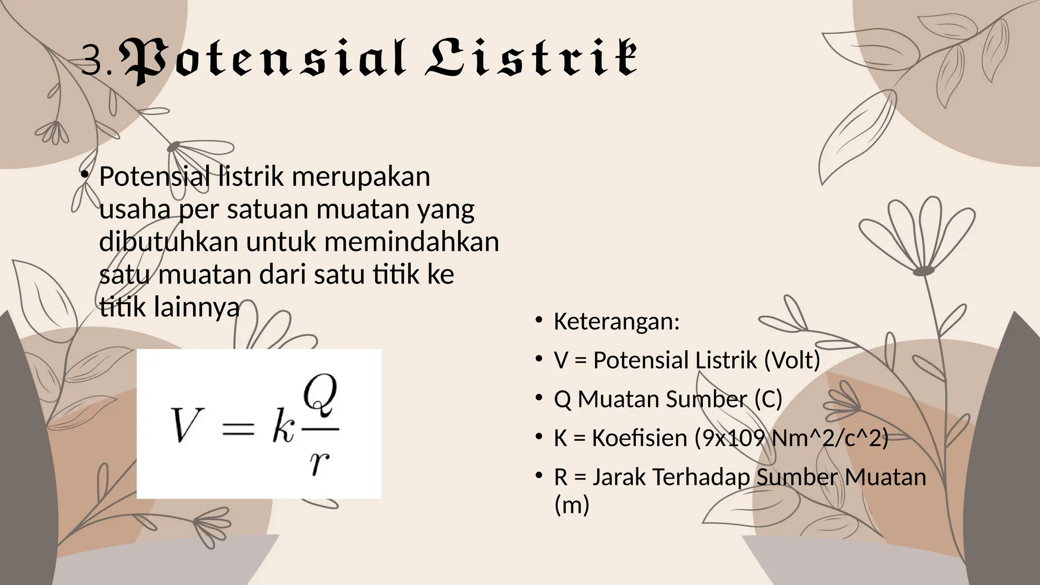 Penjelasan materi tentang listrik statis | PPTX