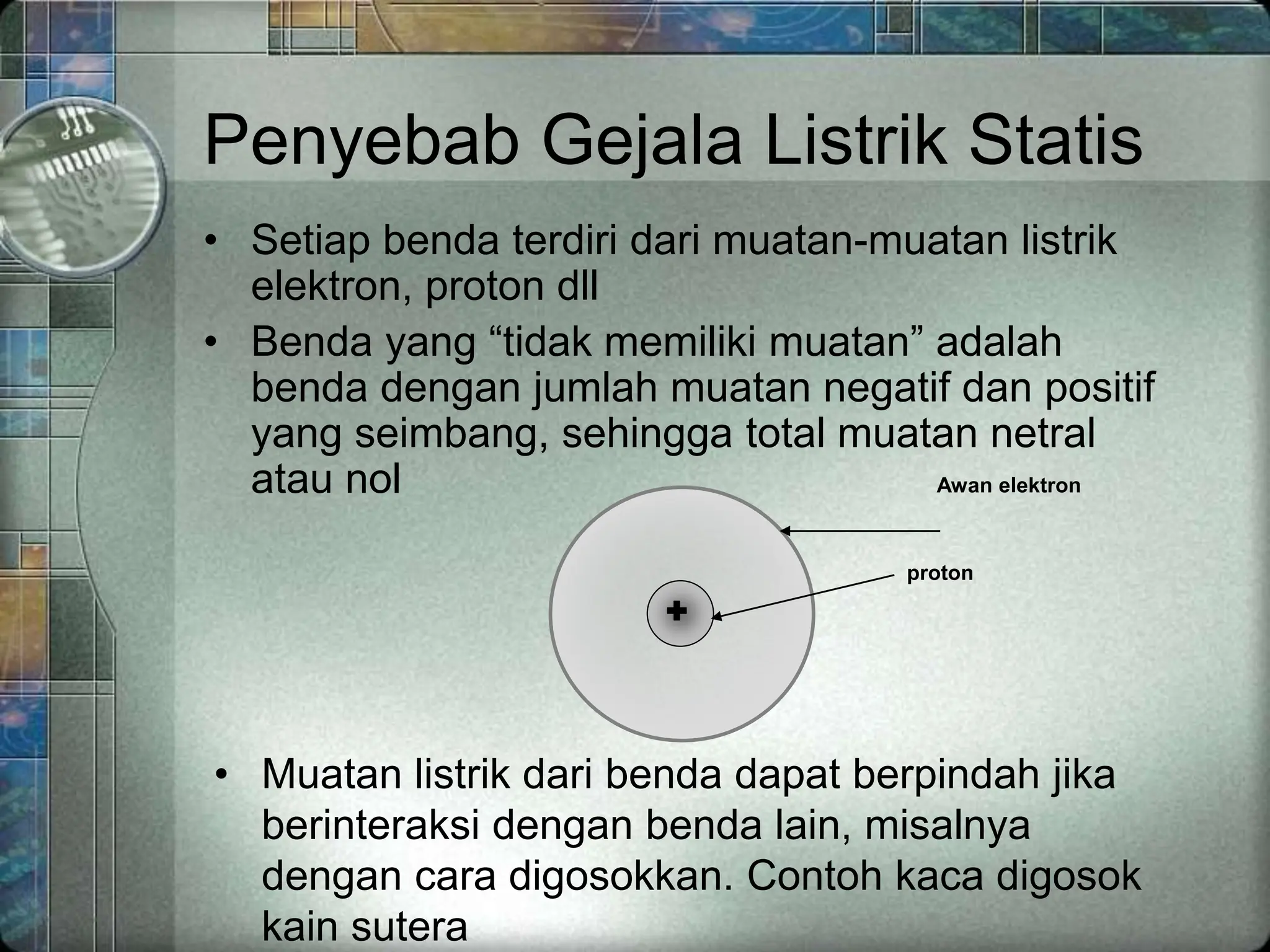 Listrik Statis fisika dasar pertemuan 2.ppt